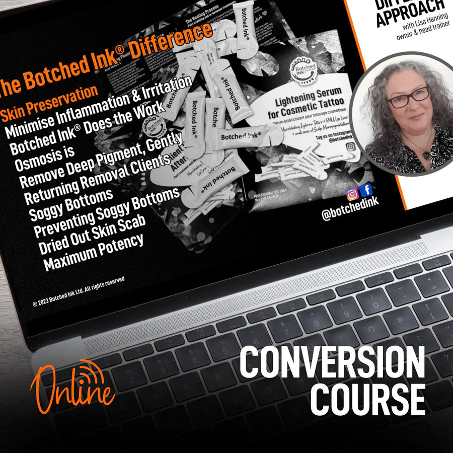 Botched Ink® Saline Tattoo Removal for Microblading, Eyebrows, Lips