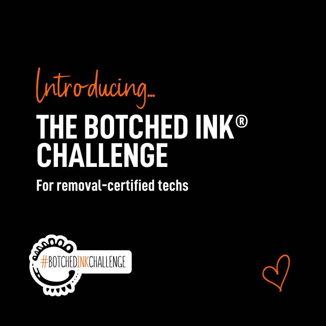 Botched Ink® Saline Tattoo Removal for Microblading, Eyebrows, Lips
